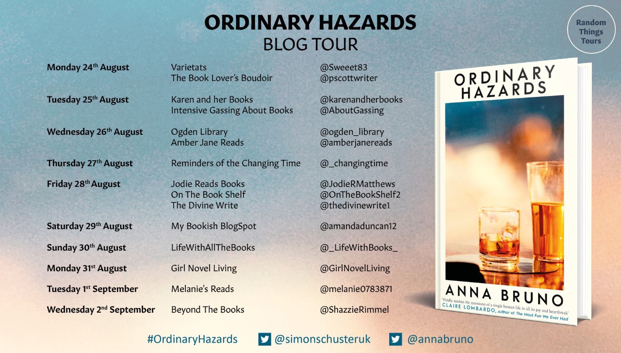 Ordinary Hazards by Anna Bruno – Blog Tour Review – Life With All The Books