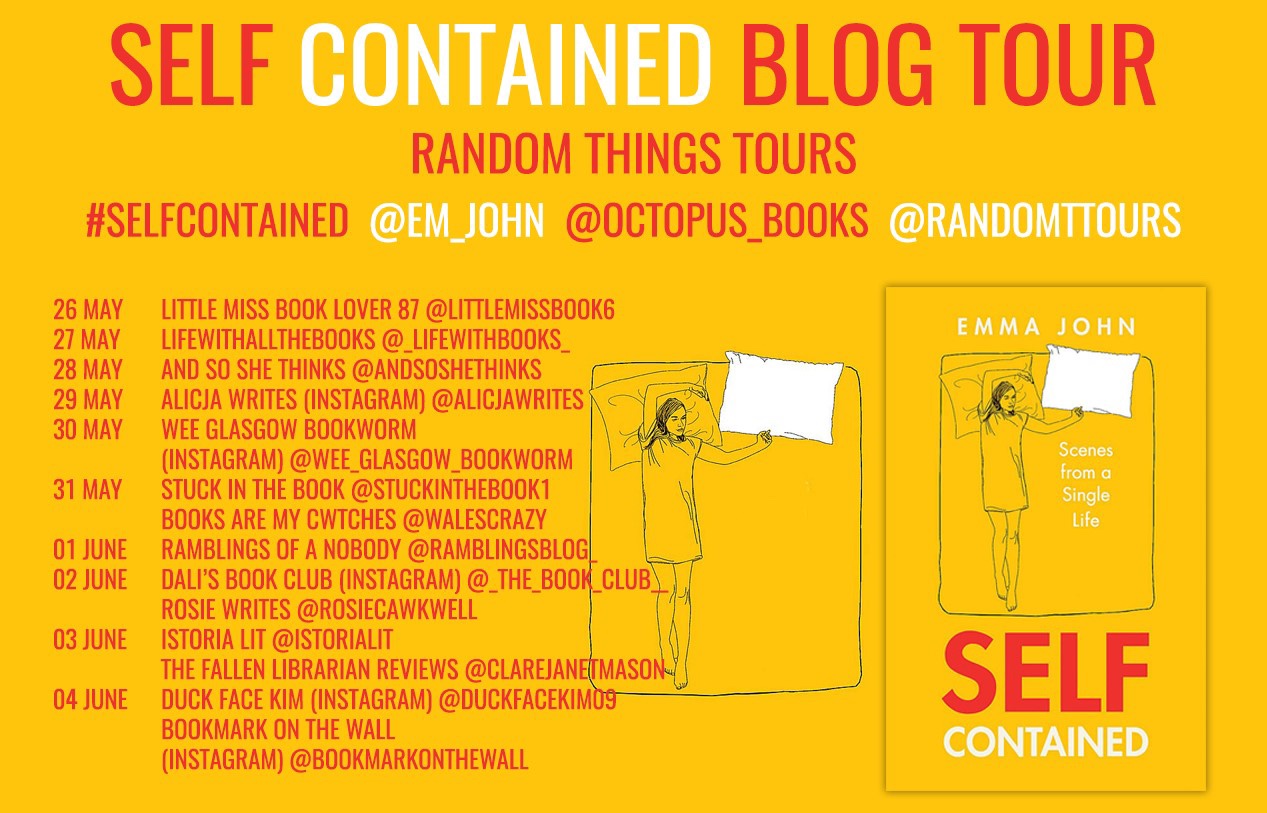 Self-Contained by Emma John – Blog Tour Review – Life With All The Books
