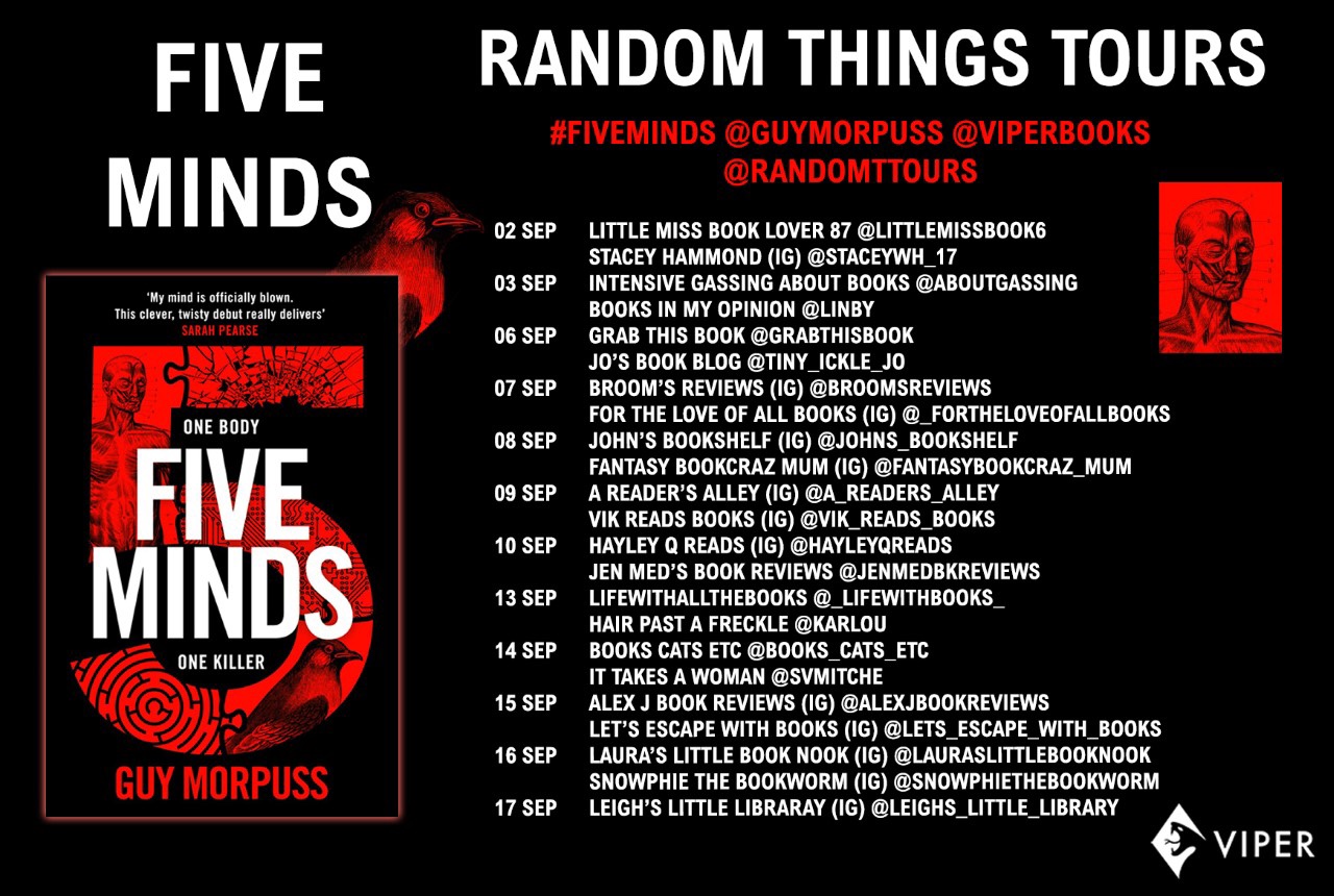 Five Minds by Guy Morpuss – Blog Tour – Book Review – Life With All The ...