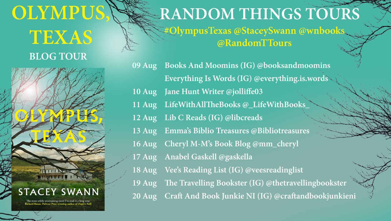 Olympus, Texas by Stacey Swann – Blog Tour Review – Life With All The Books