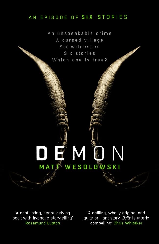 Demon by Matt Wesolowski – Blog Tour Review – Life With All The Books