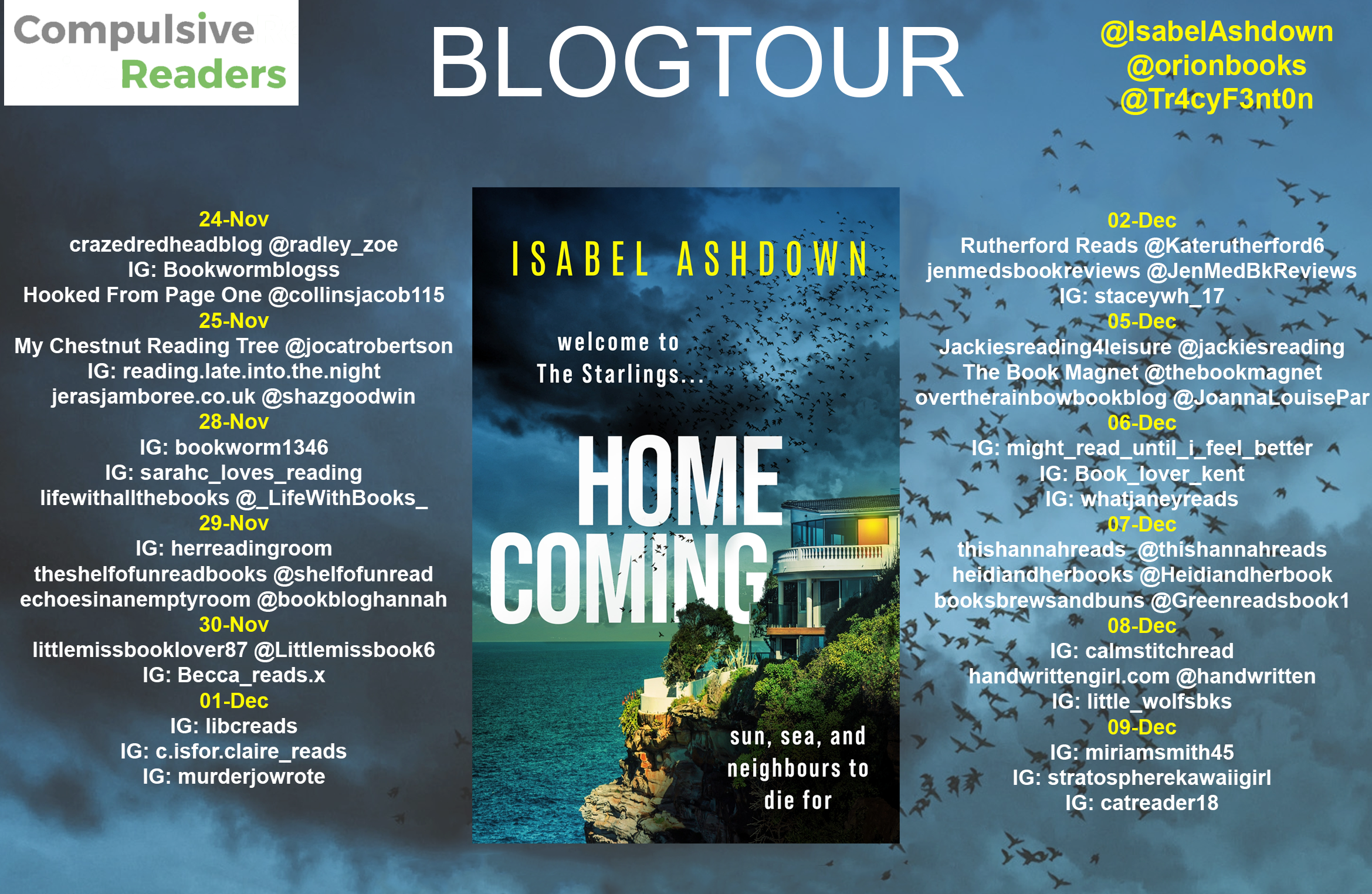 Homecoming by Isabel Ashdown – Blog Tour Review – Life With All The Books
