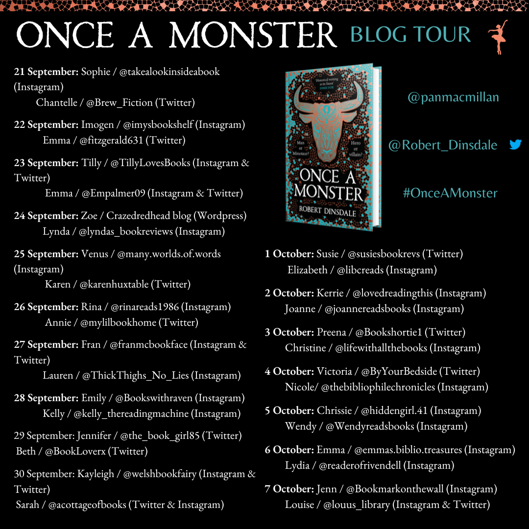 Once a Monster by Robert Dinsdale – Blog Tour Review – Life With All ...
