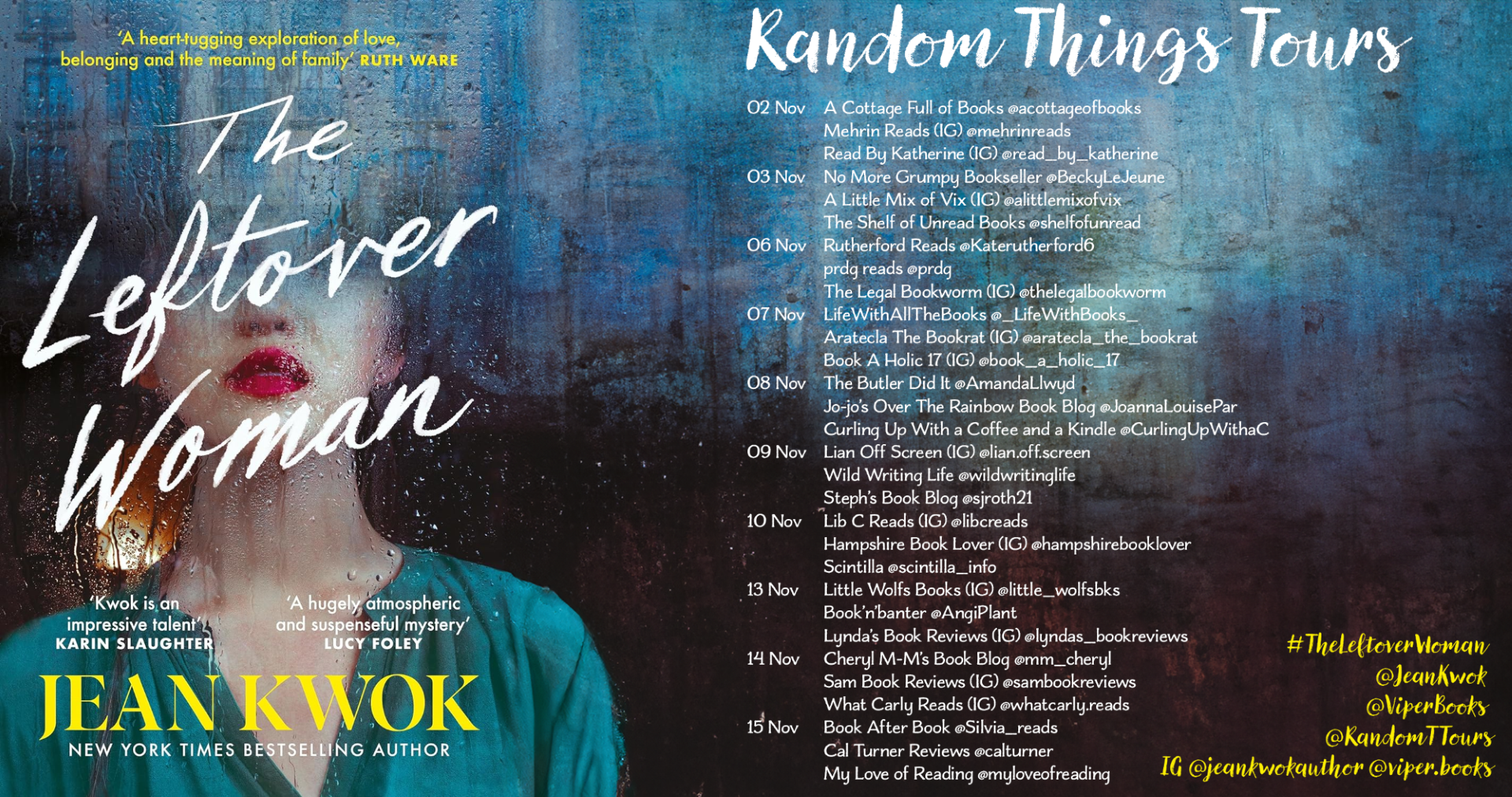 The Leftover Woman by Jean Kwok – Blog Tour Review – Life With All The ...