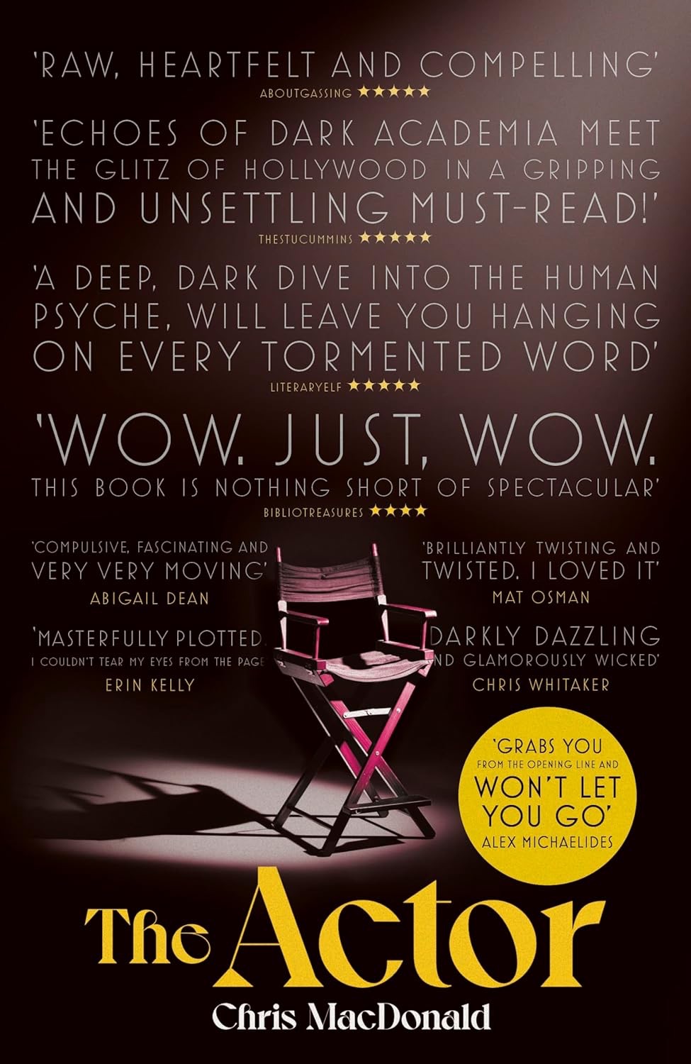 The Actor by Chris MacDonald – Book Review – Life With All The Books