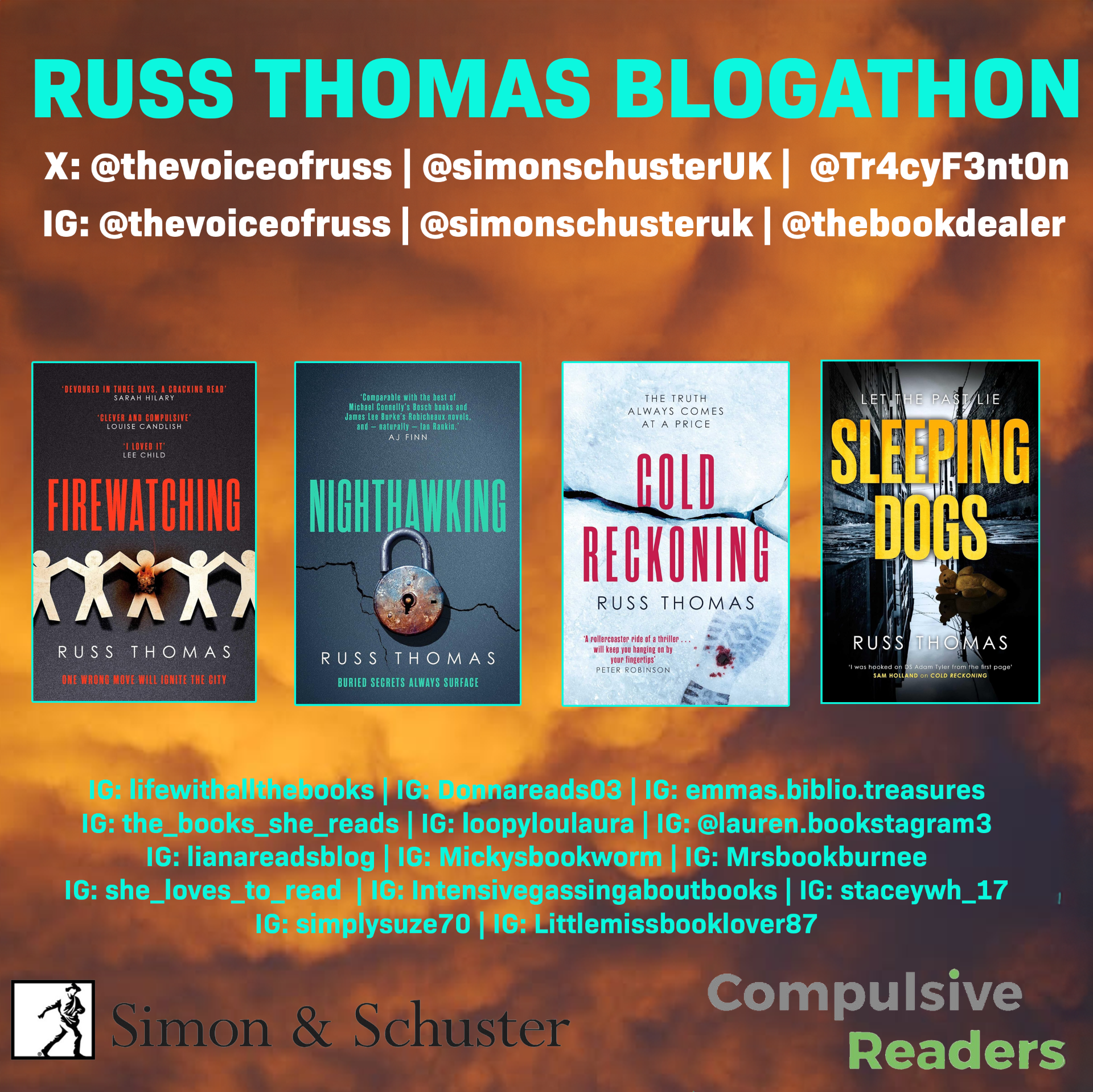 Firewatching by Russ Thomas – Blog Tour Review – Life With All The Books