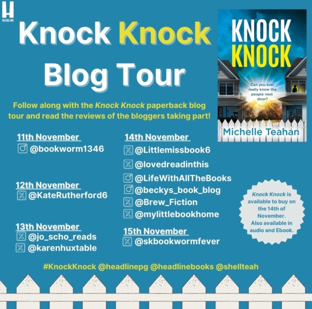 Knock Knock by Michelle Teahan – Blog Tour Review – Life With All The Books