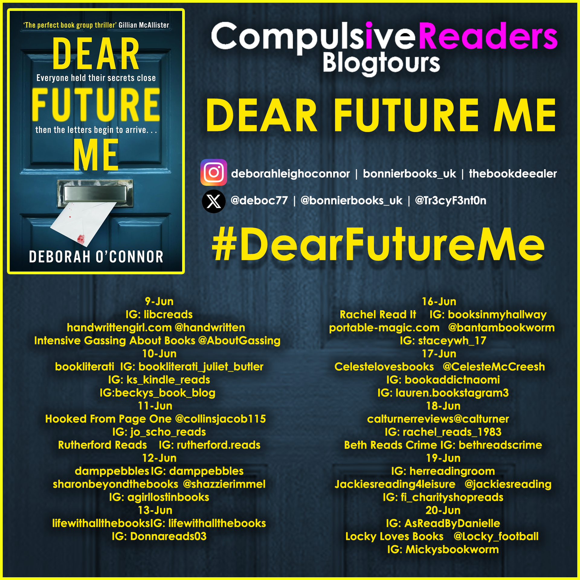 Dear Future Me by Deborah O’Connor – Blog Tour Review – Life With All ...